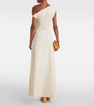 Staud Maxi Phare Cotton Poplin Dress