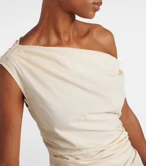 Staud Maxi Phare Cotton Poplin Dress