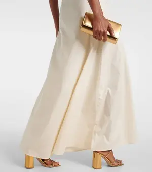 Staud Maxi Phare Cotton Poplin Dress
