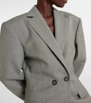 Magda Butrym Double-breasted Wool Blazer