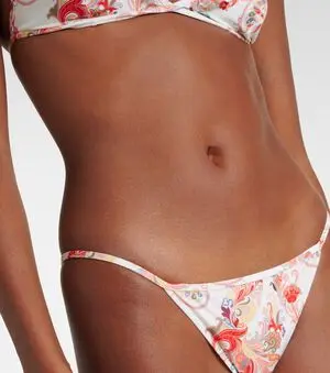 Etro Paisley Ruffled Bikini