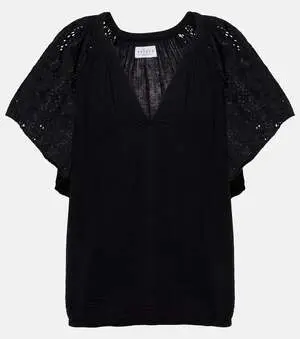 Velvet Black Blouses
