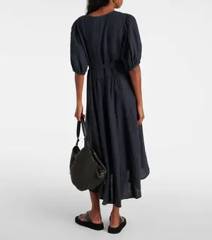 Velvet By Graham & Spencer Dalene Linen Midi Dress