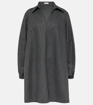 Brunello Cucinelli Balloon-sleeve Minidress