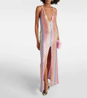 Missoni Zig Zag Pointelle Maxi Dress