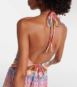 Missoni Zigzag Cotton-blend Lamé Top