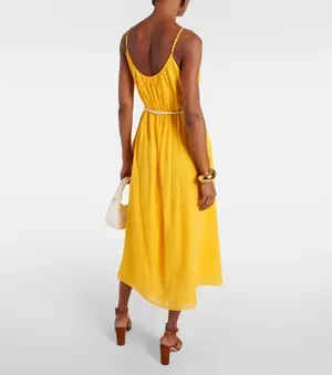 Velvet By Graham & Spencer Lorelei Cotton Maxi Dress - Yellow