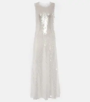 Norma Kamali Sequined Maxi Dress