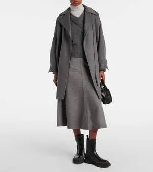 Brunello Cucinelli Mid-rise Midi Skirt