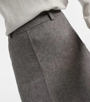 Brunello Cucinelli Mid-rise Midi Skirt