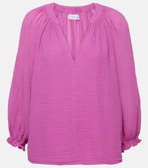 Velvet Long Sleeve Blouses