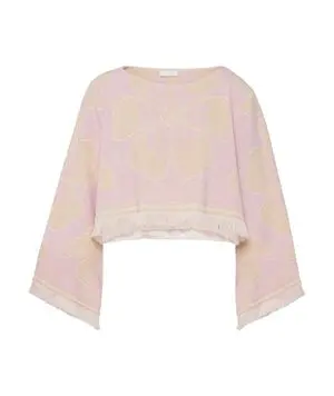 Zimmermann Pop Floral Cotton Terry Crop Top