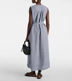 Velvet By Graham & Spencer Luna Linen Maxi Dress
