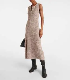 Dorothee Schumacher Autumn Sparkle Knitted Midi Dress