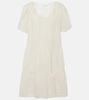 Velvet By Graham & Spencer Helena Cotton Mini Dress - White
