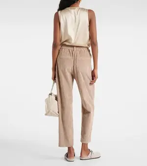 Brunello Cucinelli Pleated Straight-leg Trousers