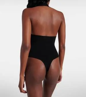 Khaite Toto Halterneck Bodysuit - Black
