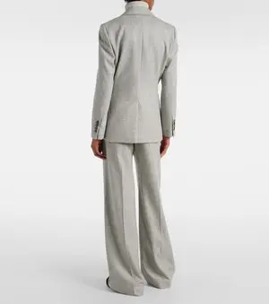 Brunello Cucinelli Wool And Cashmere Flannel Blazer
