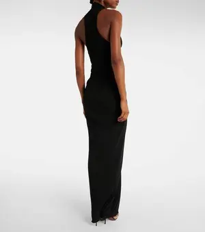 Alaïa Halterneck Draped Gown