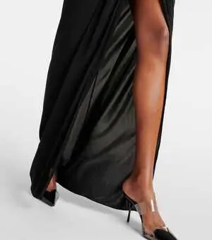 Alaïa Halterneck Draped Gown