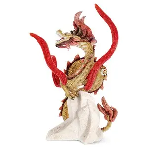 SWAROVSKI Crystal Myriad Dragon Decoration - Red