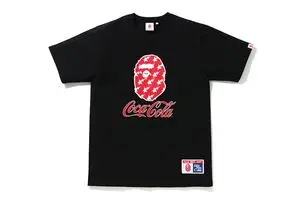 A BATHING APE X Coca Cola Tee Shirt - Black