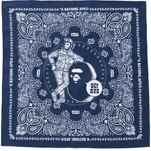 A BATHING APE X Levi's Bandana - Navy Blue