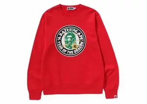 A BATHING APE Year Of The Dragon Sweatshirt - Red