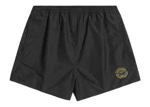 Balenciaga Regular Fit Swim Shorts - Black