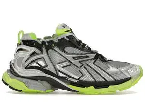 Balenciaga Runner Sneakers - White/black/neon Yellow