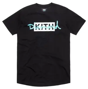 Kith X Diamond Script Tee Shirt - Black