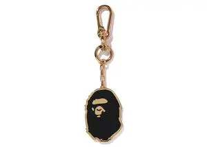 A BATHING APE Charm Key Chain - Gold