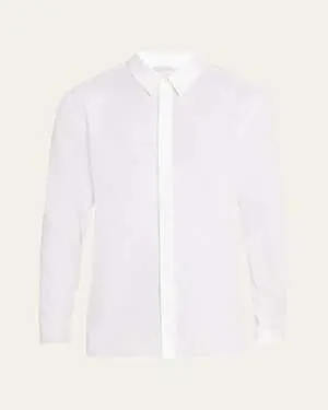 Gabriela Hearst Nicolas Linen Sport Shirt - White