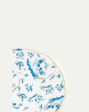 GINORI 1735 Oro Di Doccia Large Round Platter, Turchese