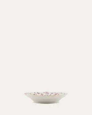GINORI 1735 Oro Di Doccia Magenta Round Flat Plate