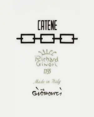 GINORI 1735 Catene Tray, Nero
