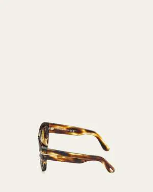 TOM FORD Ilias Acetate Square Sunglasses