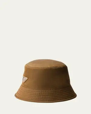 Prada Prada Nylon Bucket Hat Sughero