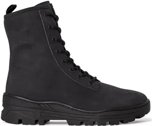 Yeezy Nubuck Lace-up Boots - Graphite
