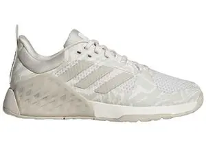 Adidas Dropset 2 Lace Up Sneakers - Chalk White/aluminium