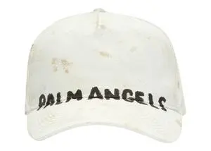 Palm Angels Seasonal Logo Baseball Cap - White