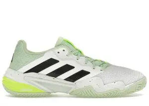 Adidas Barricade Sneakers - Cloud White/core Black/semi Green Spark