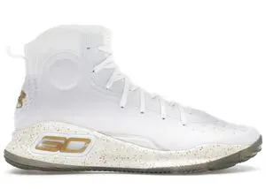 Under Armour Curry 4 Retro Goldin Sneakers - White/metallic Gold