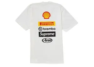 Supreme Ducati Logo Tee Shirt - White