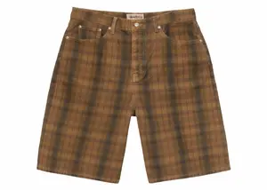 StÜssy Canvas Plaid Short