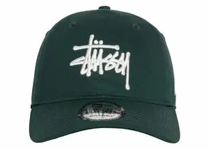 StÜssy New Era 9Twenty Basic Strapback Dark Green