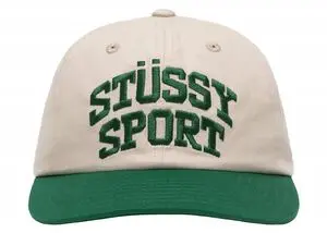 StÜssy Mid-depth Sport Snapback - Natural