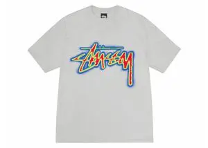 StÜssy Thermal Stock Tee Shirt Fog