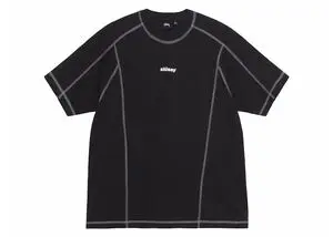 StÜssy Wave Cotton Crew - Black