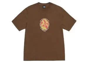 StÜssy Venus Oval Pigment Dyed Tee Shirt - Brown